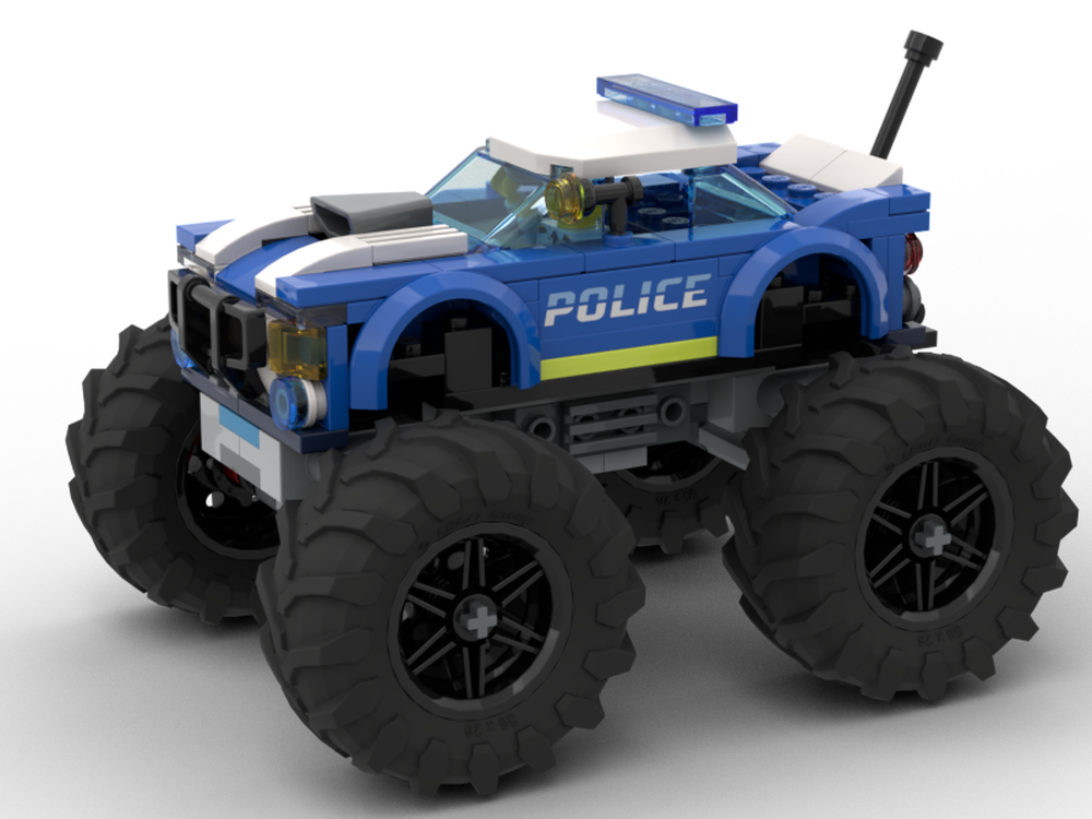 LEGO MOC Monster Police Truck by hoppepe | Rebrickable - Build with LEGO