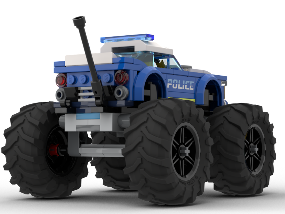 LEGO MOC Monster Police Truck by hoppepe | Rebrickable - Build with LEGO
