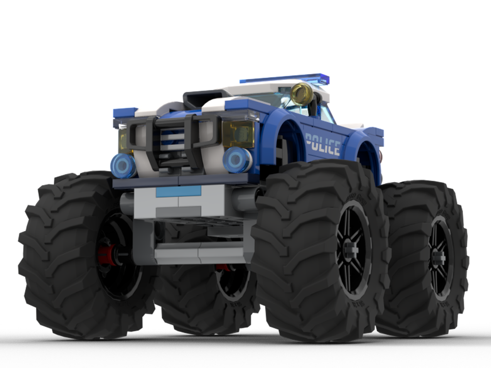 LEGO MOC Monster Police Truck by hoppepe | Rebrickable - Build with LEGO
