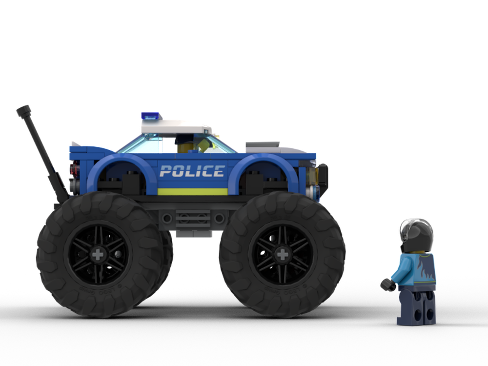LEGO MOC Monster Police Truck by hoppepe | Rebrickable - Build with LEGO