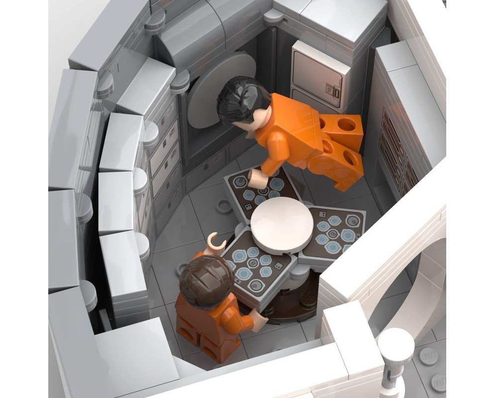 LEGO MOC Skylab Orbital Workshop - Crew Quarters cutaway diorama by ...