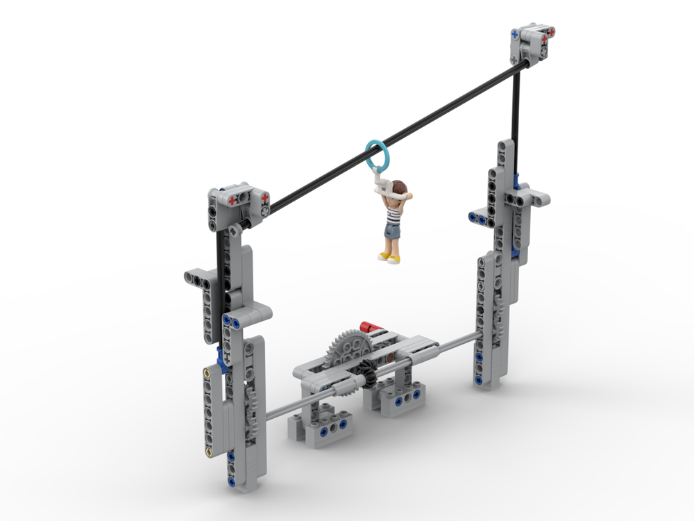 LEGO MOC Zipline Technic/Friends by djm | Rebrickable - Build with LEGO