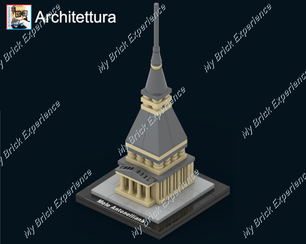 LEGO MOC-222324 Turin, Italy - Mole Antonelliana by Mybrickexperience ...