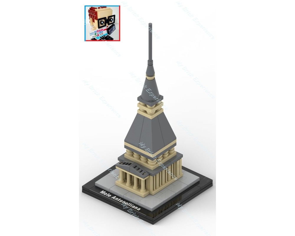 LEGO MOC Turin, Italy - Mole Antonelliana by Mybrickexperience ...