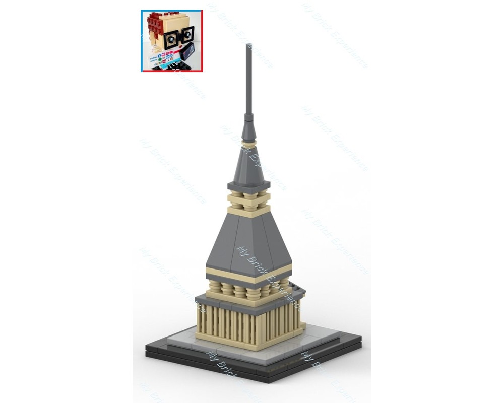 LEGO MOC Turin, Italy - Mole Antonelliana by Mybrickexperience ...