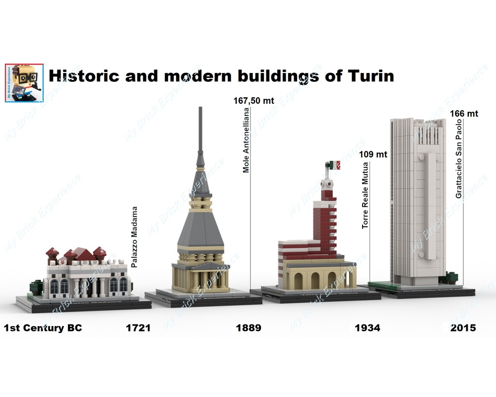 LEGO MOC Turin, Italy - Mole Antonelliana by Mybrickexperience ...