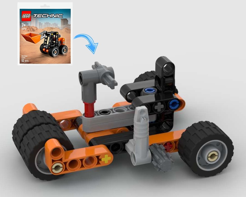 LEGO MOC Mini Road Roller 30710 Alternate Build by ErikGS | Rebrickable ...