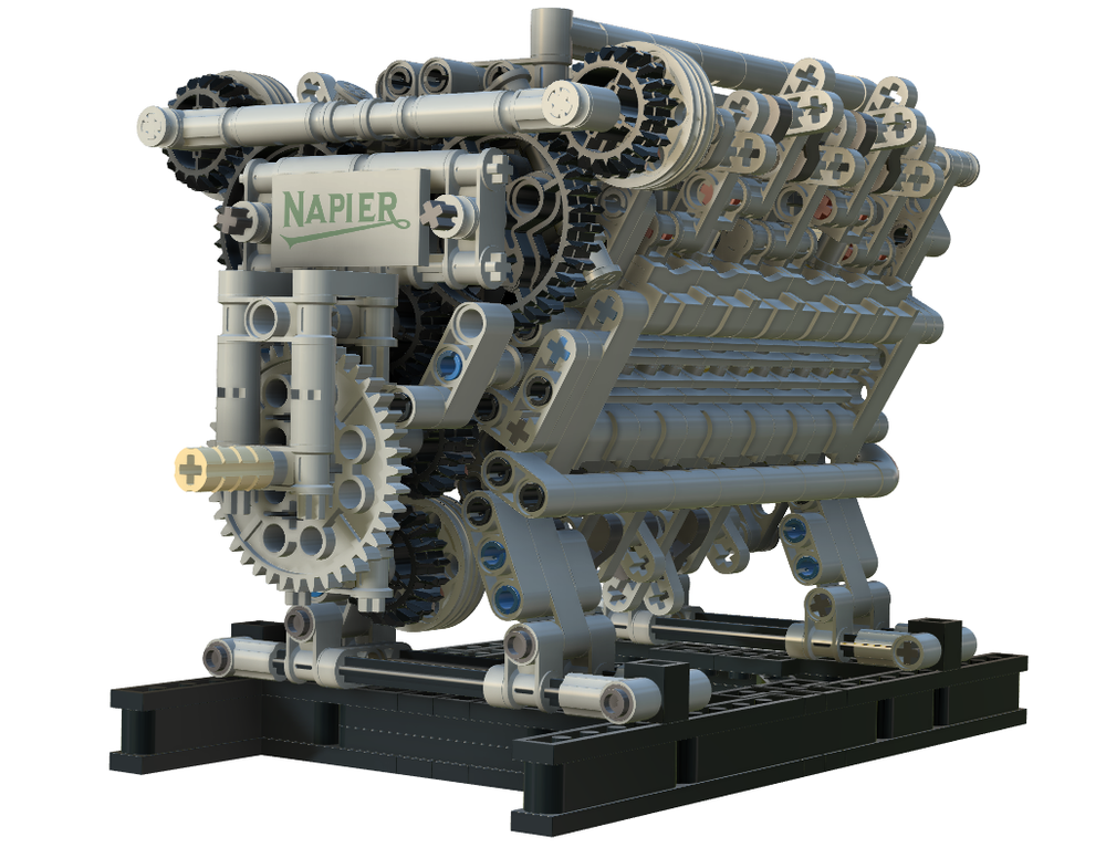 LEGO MOC NAPIER DELTIC by WPNGLS | Rebrickable - Build with LEGO