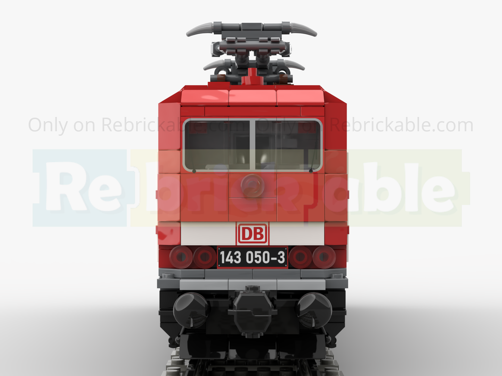 LEGO MOC Electric Locomotive BR143 of the DBAG by langemat | Rebrickable - Build with LEGO