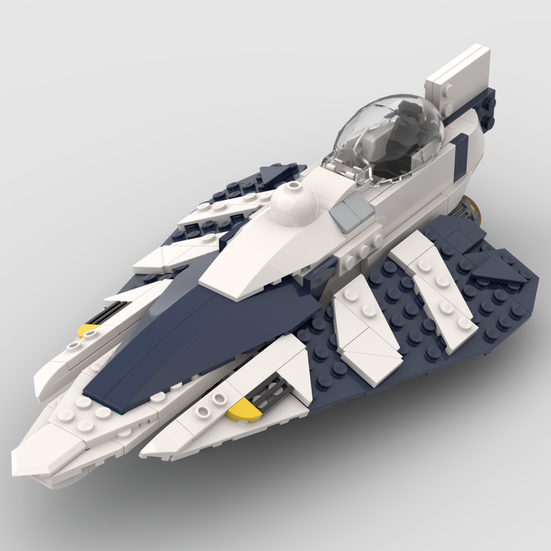 LEGO MOC Plo Koon's Starfighter (75333 + 31160 Alternate Build) by ...