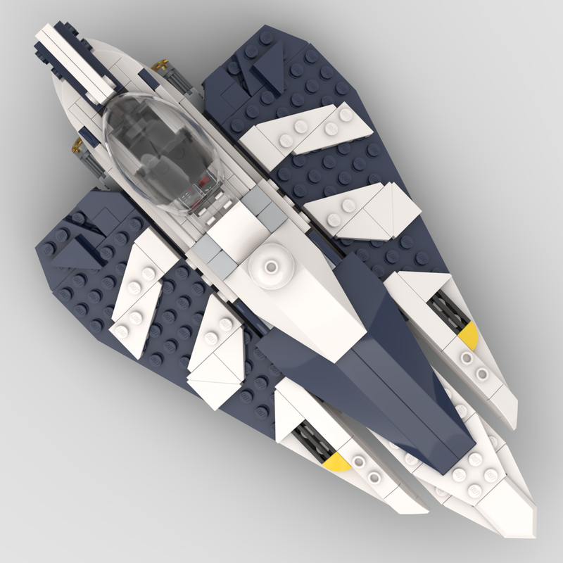 LEGO MOC Plo Koon's Starfighter (75333 + 31160 Alternate Build) by ...