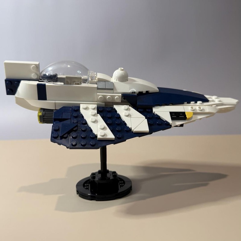 LEGO MOC Plo Koon's Starfighter (75333 + 31160 Alternate Build) by ...