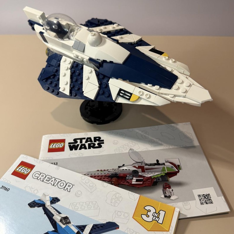 LEGO MOC Plo Koon's Starfighter (75333 + 31160 Alternate Build) by ...