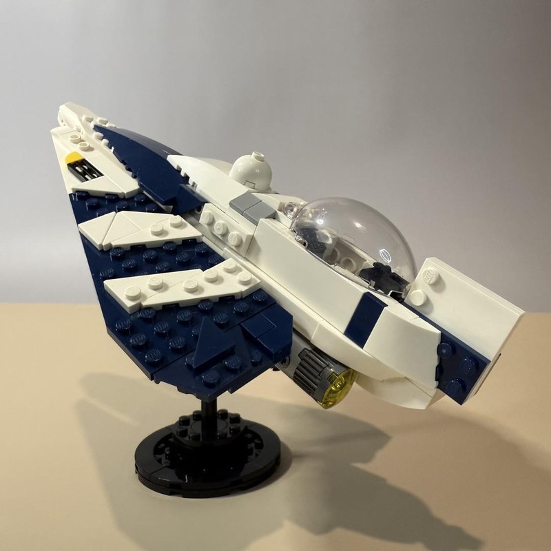 LEGO MOC Plo Koon's Starfighter (75333 + 31160 Alternate Build) by ...