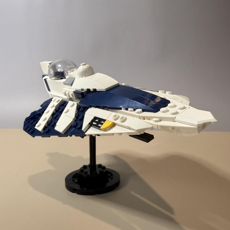 LEGO MOC Plo Koon's Starfighter (75333 + 31160 Alternate Build) by ...