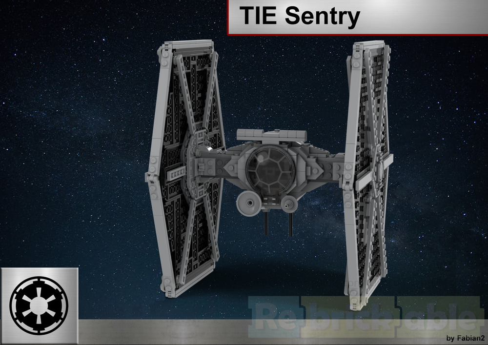 LEGO MOC TIE Sentry by Fabian2 | Rebrickable - Build with LEGO