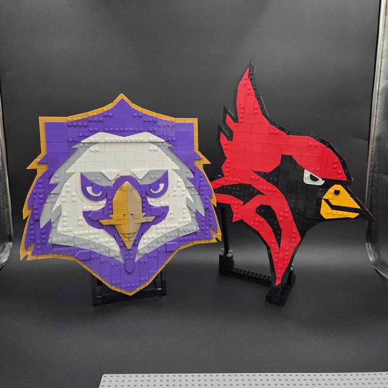 LEGO MOC Nareth University Golden Fliers Logo by Brick_Lizard | Rebrickable - Build with LEGO