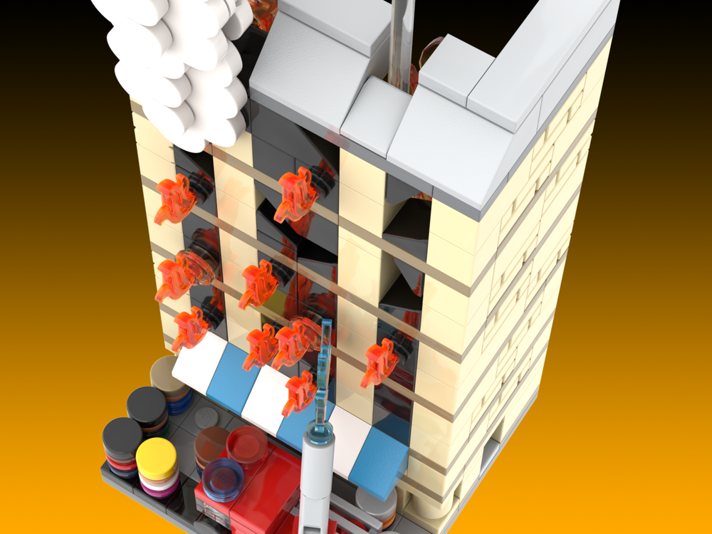 LEGO MOC Mini Highrise Inferno! by AntOrman | Rebrickable - Build with LEGO