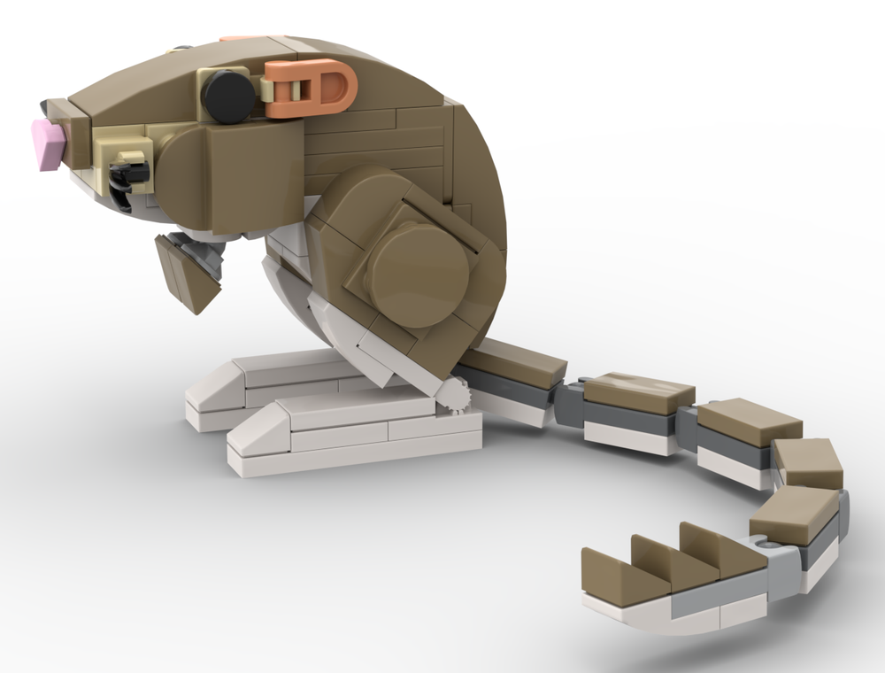LEGO MOC Kangaroo Rat by CommonDescent | Rebrickable - Build with LEGO