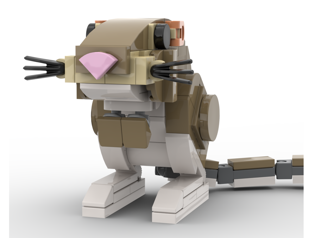 LEGO MOC Kangaroo Rat by CommonDescent | Rebrickable - Build with LEGO