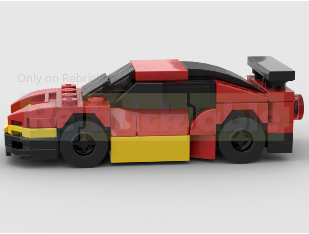 LEGO MOC Ferrrari 488 GTE Racing Car - Half Speed Champions Scale by ...