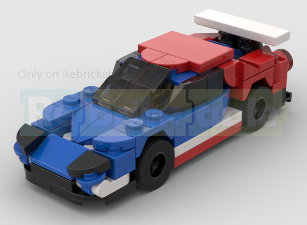 LEGO MOC Ford GTLM GTE Racing Car - Half Speed Champions Scale by Andy ...