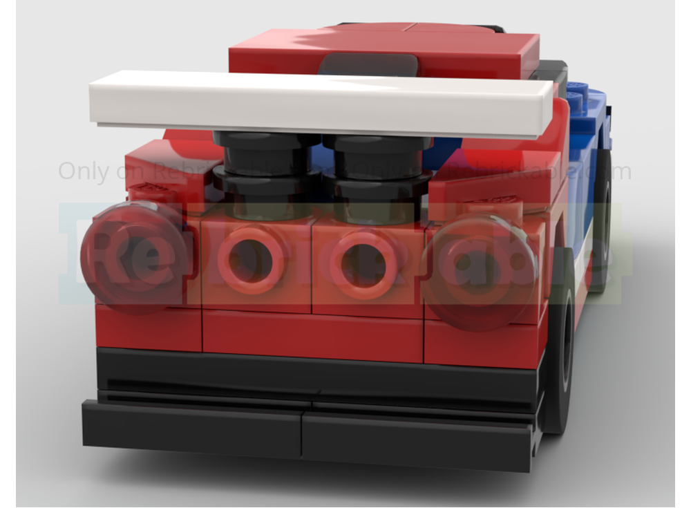 LEGO MOC Ford GTLM GTE Racing Car - Half Speed Champions Scale by Andy ...