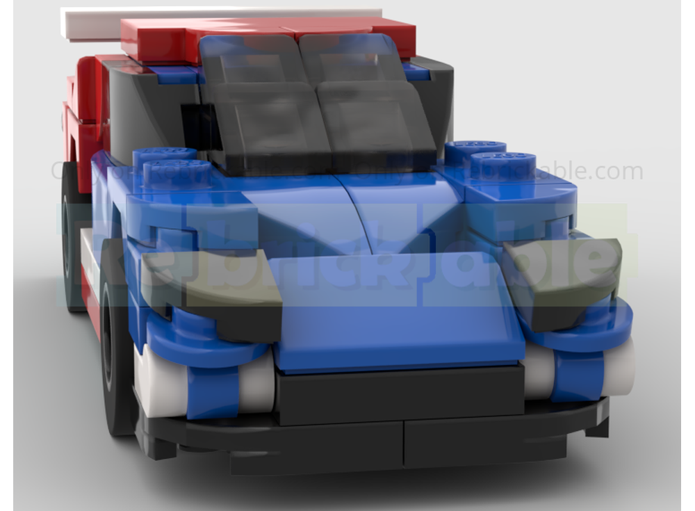 LEGO MOC Ford GTLM GTE Racing Car - Half Speed Champions Scale by Andy ...