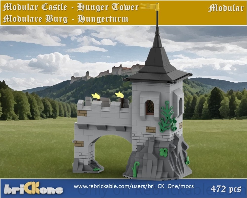 LEGO MOC Modular Castle Hunger Tower - Hungerturm by bri_CK_One ...