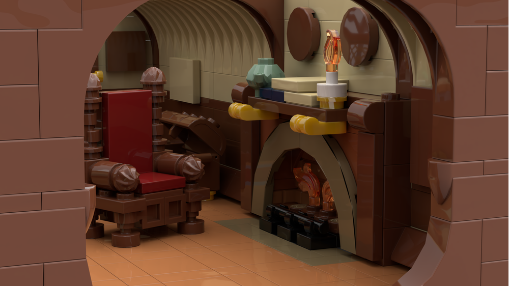 LEGO MOC-222423 Bag End Book Nook by not.tarikrojano | Rebrickable ...