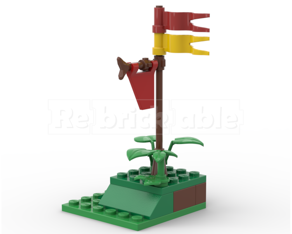 LEGO MOC Banner Marker by King Arthur | Rebrickable - Build with LEGO