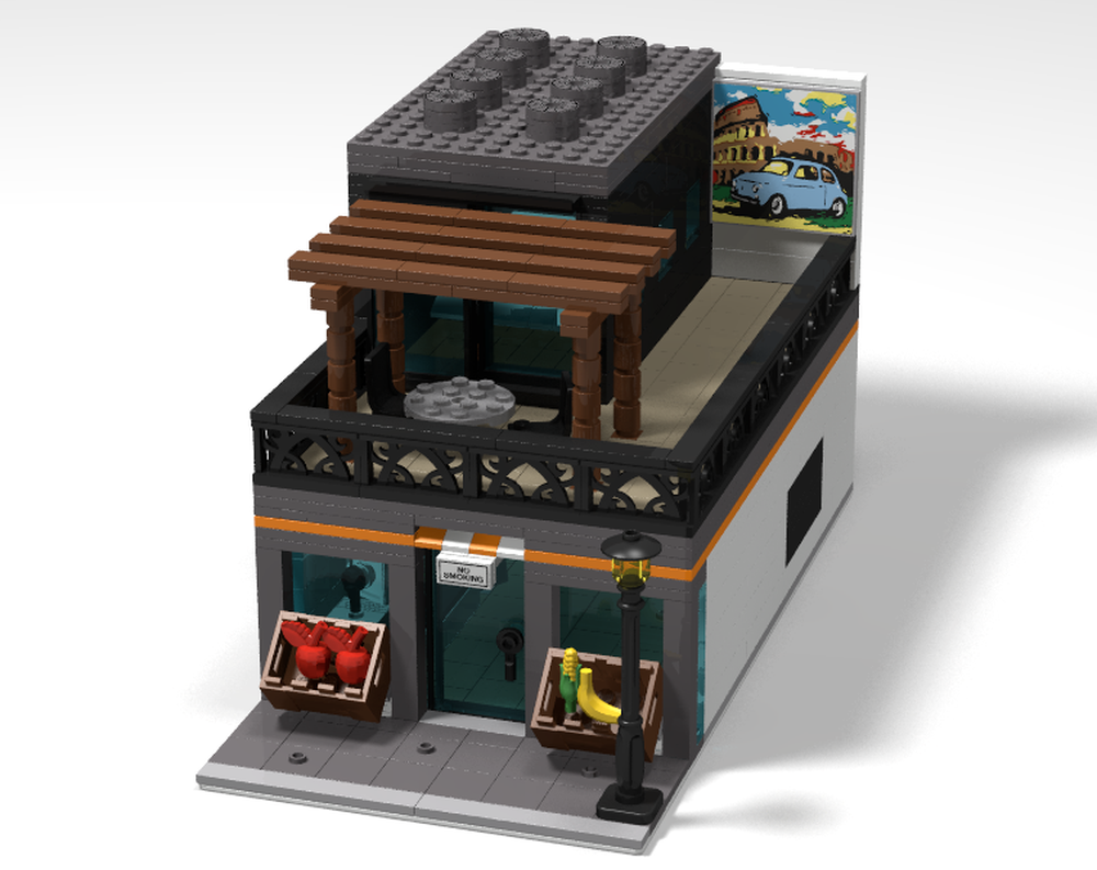 LEGO MOC convenience store by howtolego | Rebrickable - Build with LEGO