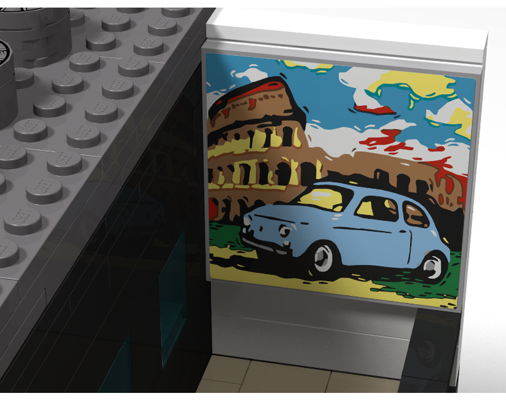 LEGO MOC convenience store by howtolego | Rebrickable - Build with LEGO