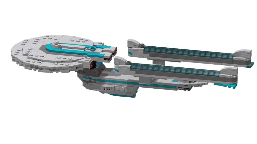 LEGO MOC Excelsior Variants (USS Excelsior, USS Enterprise-B, USS Akagi ...