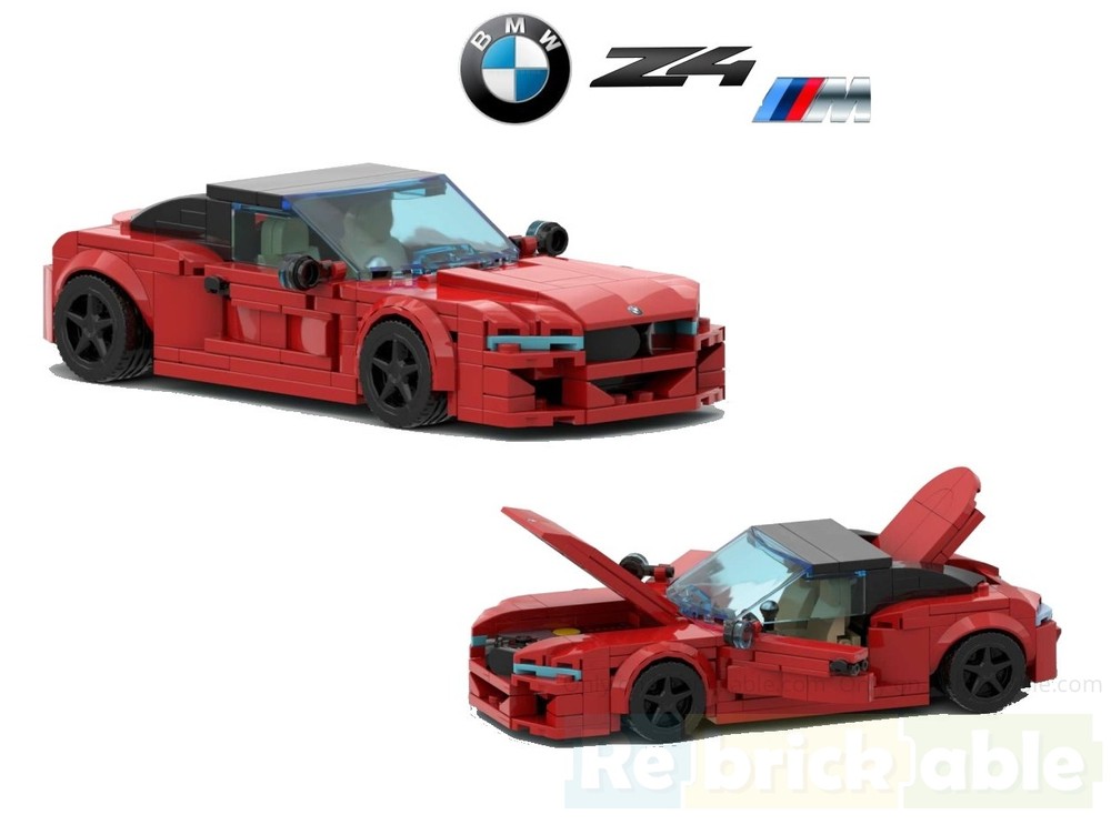 LEGO MOC BMW Z4 G29 serie M - Red by MarkMOC71 | Rebrickable - Build ...