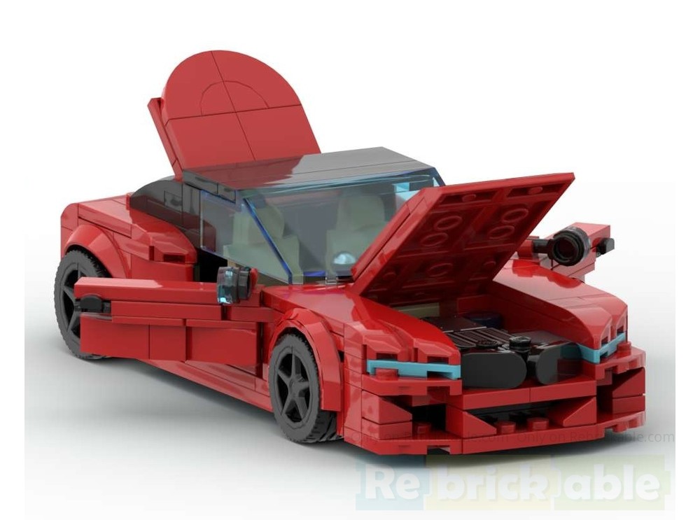 LEGO MOC BMW Z4 G29 serie M - Red by MarkMOC71 | Rebrickable - Build ...