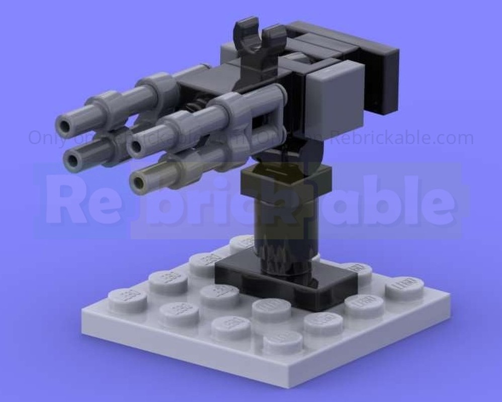LEGO MOC Turret by Antony07 | Rebrickable - Build with LEGO