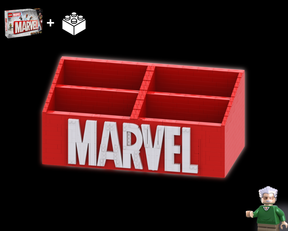 LEGO MOC Marvel - Comics Display Stand (Set 76313 MOD) by freddiebricks ...