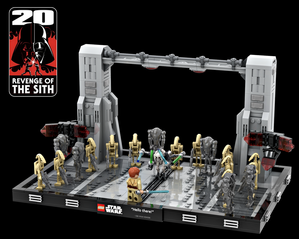 LEGO MOC Duel on Utapau Diorama by Tubi_Rock_V | Rebrickable - Build ...