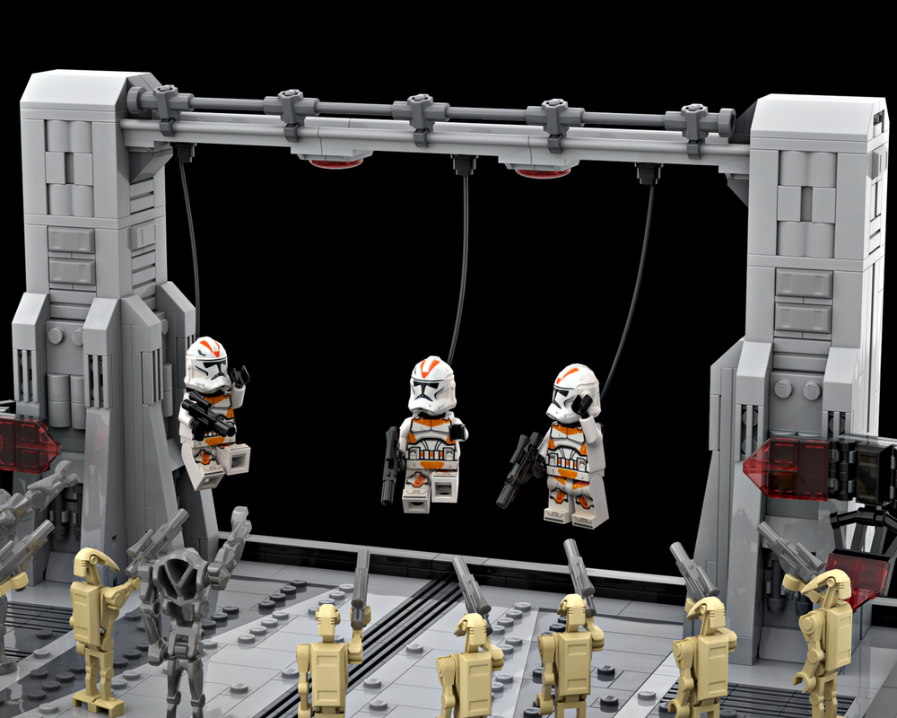 LEGO MOC Duel on Utapau Diorama by Tubi_Rock_V | Rebrickable - Build ...