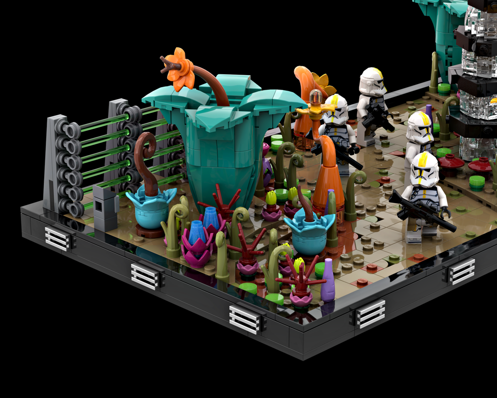 LEGO MOC Battle on Felucia Diorama by Tubi_Rock_V | Rebrickable - Build ...