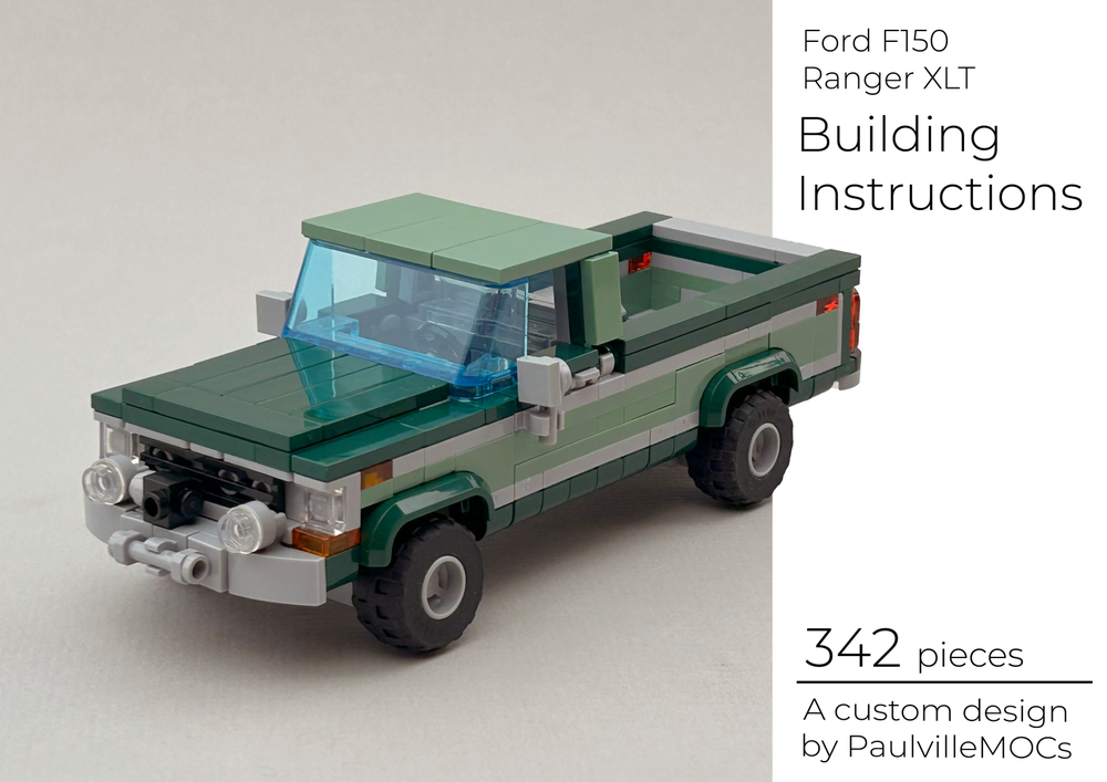 LEGO MOC Two-Tone Ford F150 by PaulvilleMOCs | Rebrickable - Build with ...
