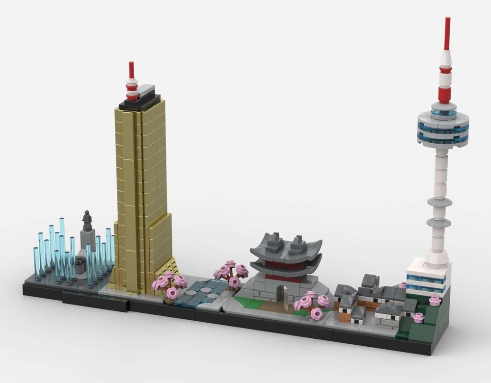 LEGO MOC Seoul city Skyline by ariamondu | Rebrickable - Build with LEGO