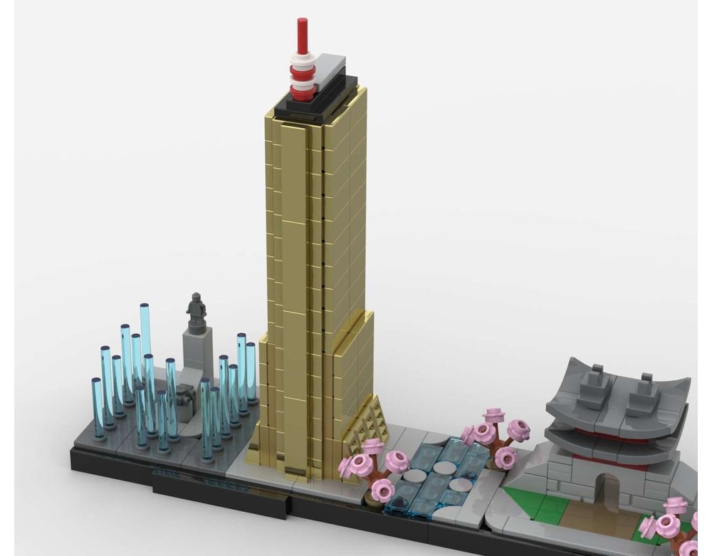 LEGO MOC-222506 Seoul city Skyline by ariamondu | Rebrickable - Build ...