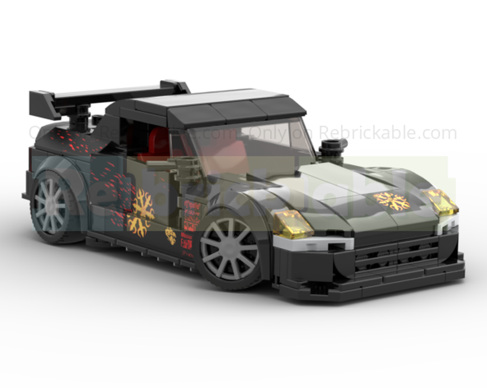 LEGO MOC Honda S2000 by TheBoostedBrick | Rebrickable - Build with LEGO
