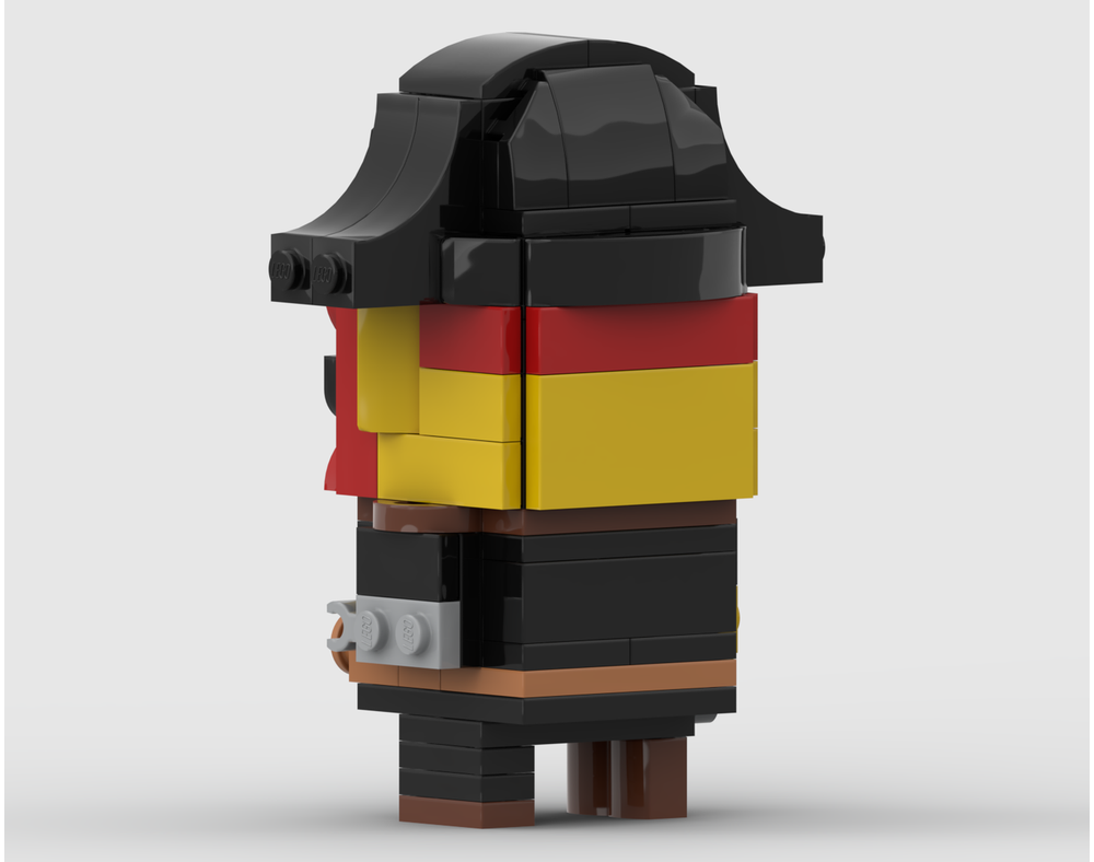 LEGO MOC Captain Redbeard Brickheadz by thrulego | Rebrickable - Build ...