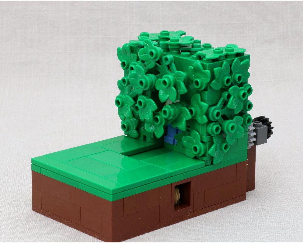 LEGO MOC Homer Backing Into the Bushes by JKBrickworks | Rebrickable ...