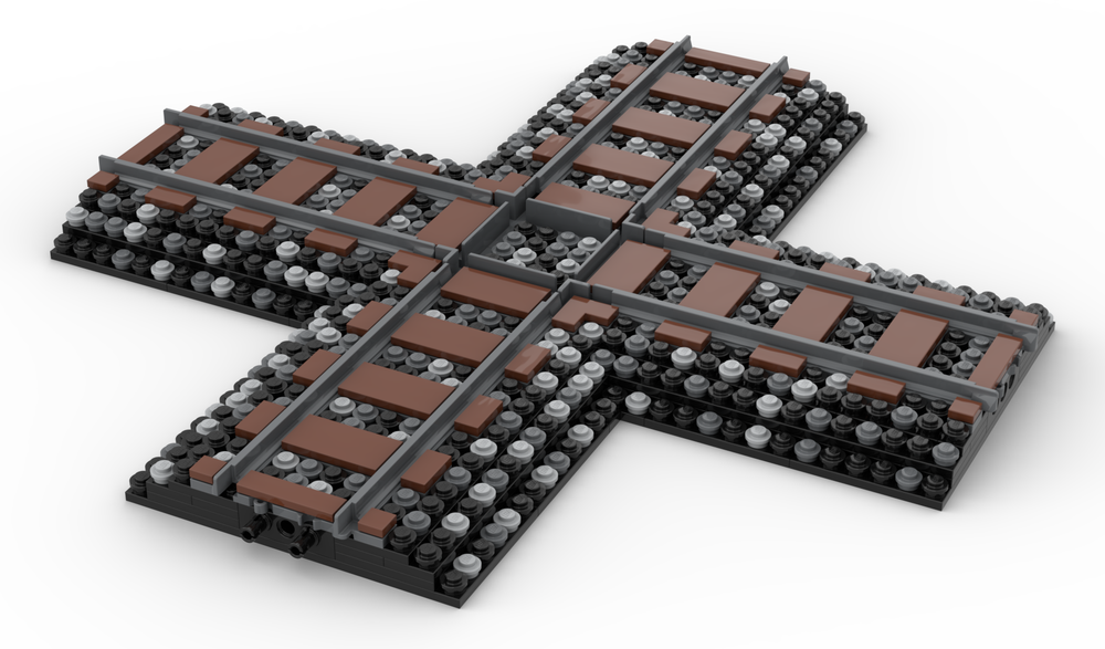 LEGO MOC Simple Crossing Rail - MOC by Mimi68 | Rebrickable - Build ...