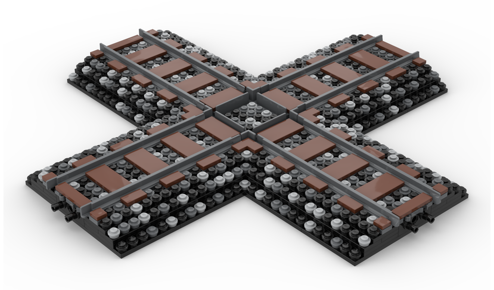 LEGO MOC Simple Crossing Rail - MOC by Mimi68 | Rebrickable - Build ...