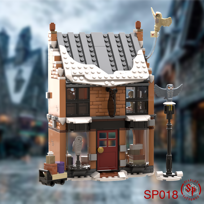 LEGO MOC Hogsmeade Village Owl Post by ScarletPatronus | Rebrickable - Build with LEGO